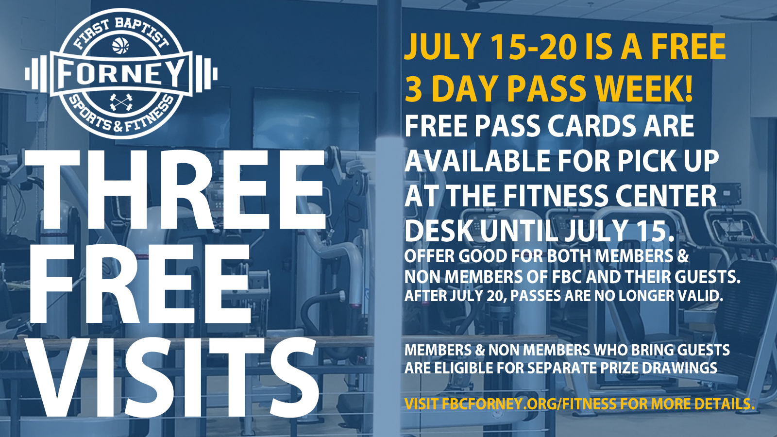 Sports & Fitness Center | First Baptist Forney